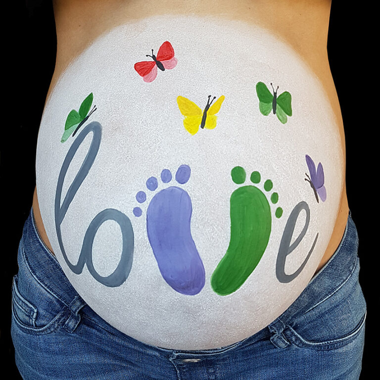 Babybauch Bemalen Vorlagen Zum Ausdrucken